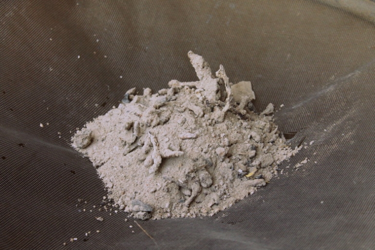 Sifting and Hauling the Wood Ash | Nourishing Days